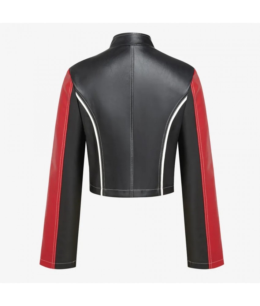 Adéla Jergová Pop Star Academy Leather Jacket