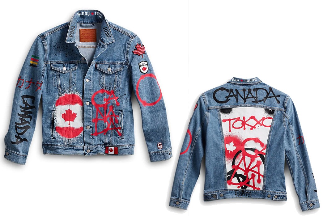 Canadian Olympic Jean Jacket