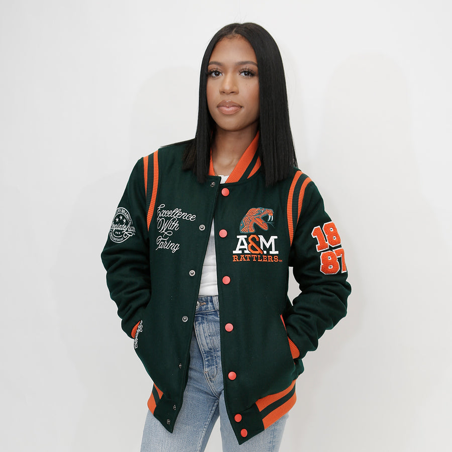 FAMU Florida A&M University UNISEX Varsity Jacket