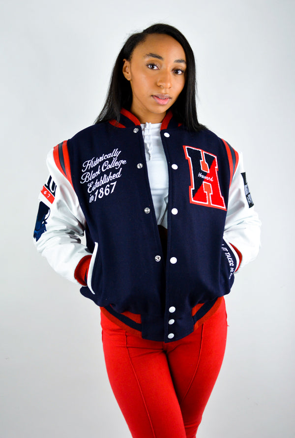 Howard University Motto 2.0 Varsity Jacket