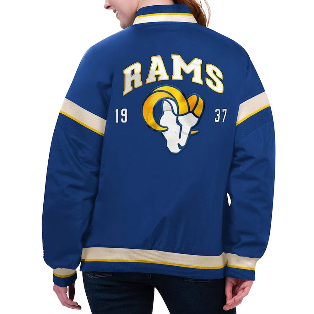 LA Rams Tournament Royal Varsity Jacket