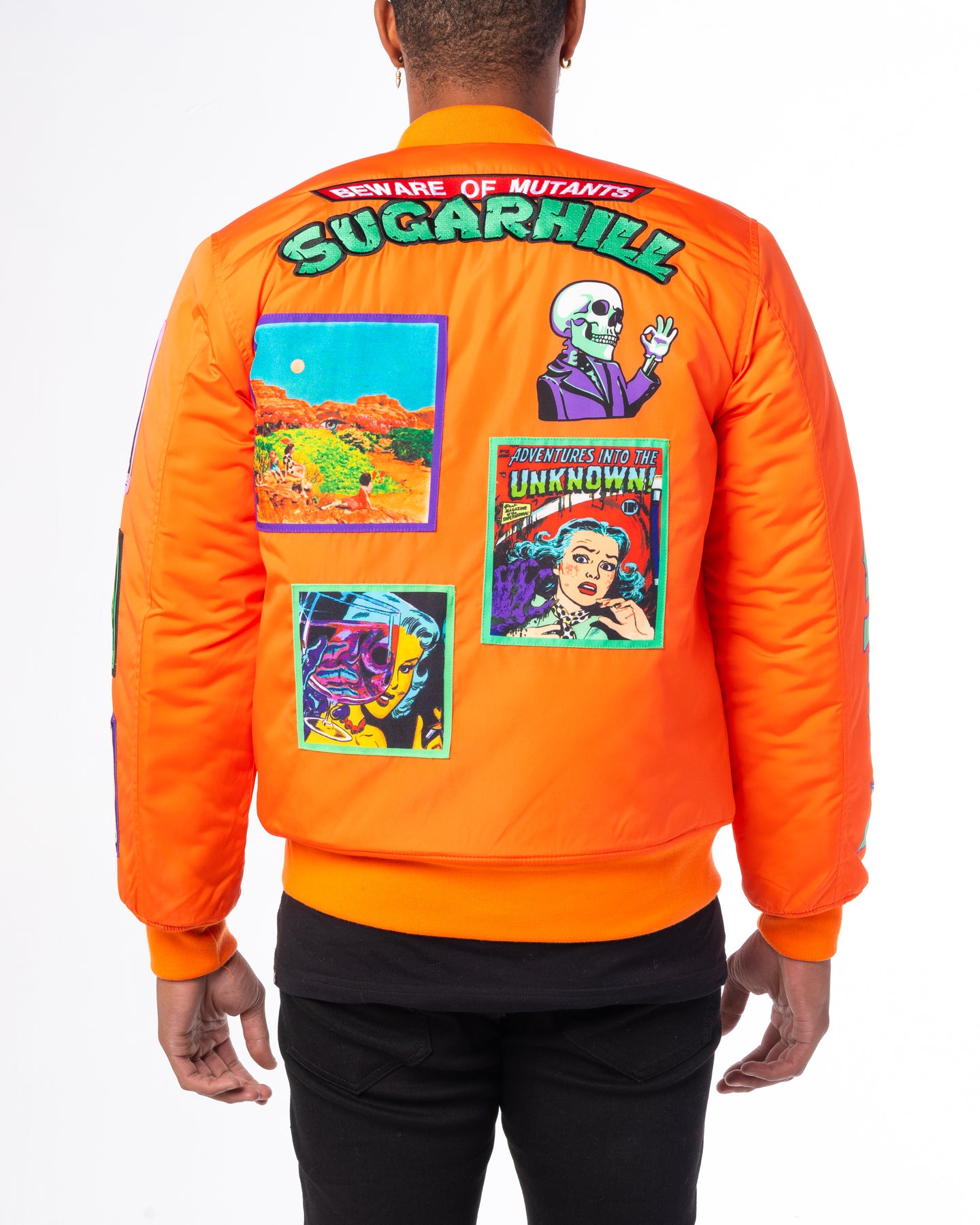 ORANGE MUTANT BOMBER JACKET