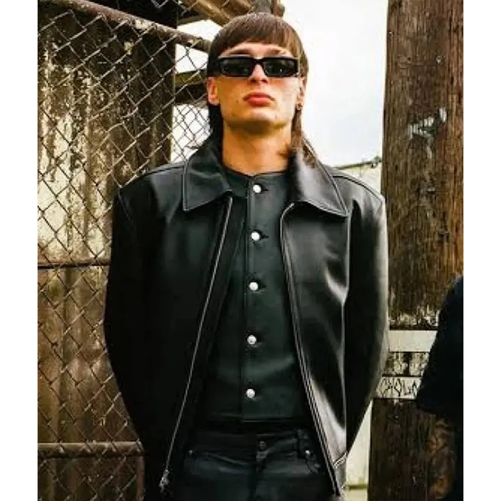 Peso Pluma Peso Completo Leather Jacket